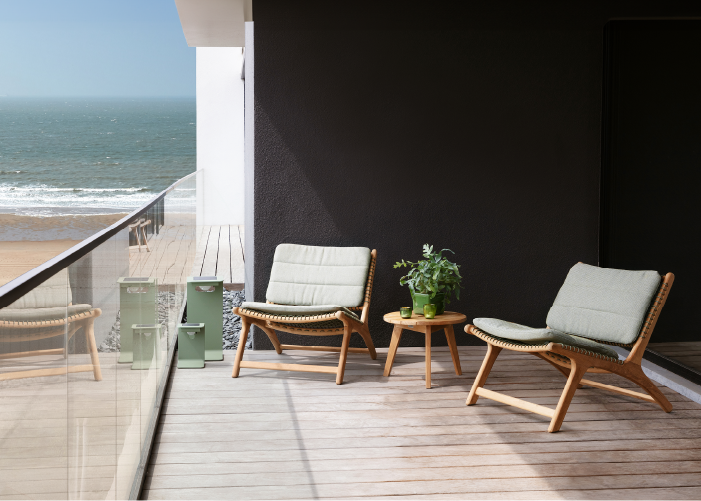 Onze All Weather Sunbrella Luxe-stoffen