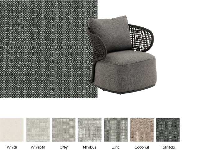 Onze All Weather Sunbrella Luxe-stoffen